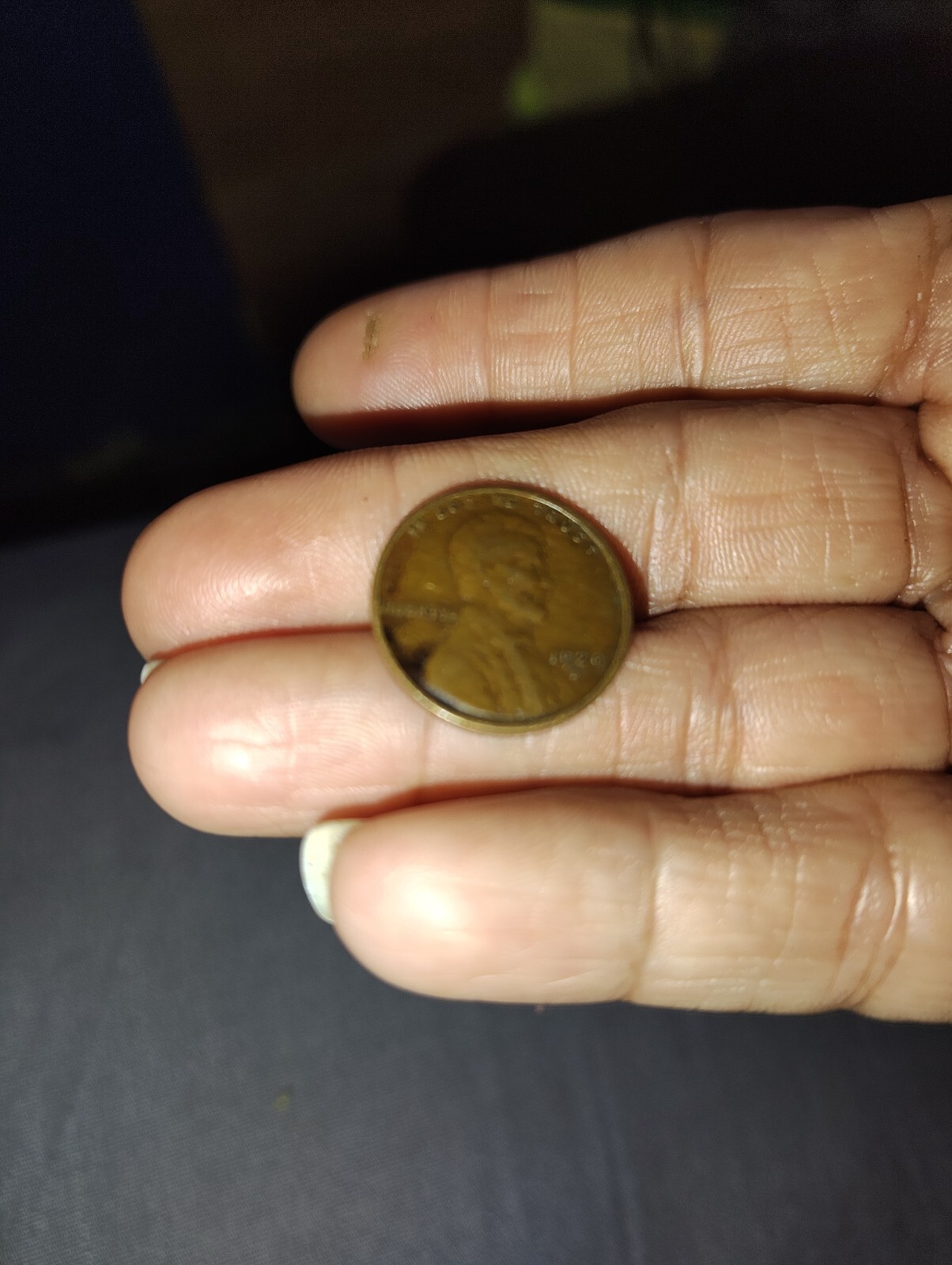 1929 D mint mark copper penny wheat penny rare reddish in color good ...
