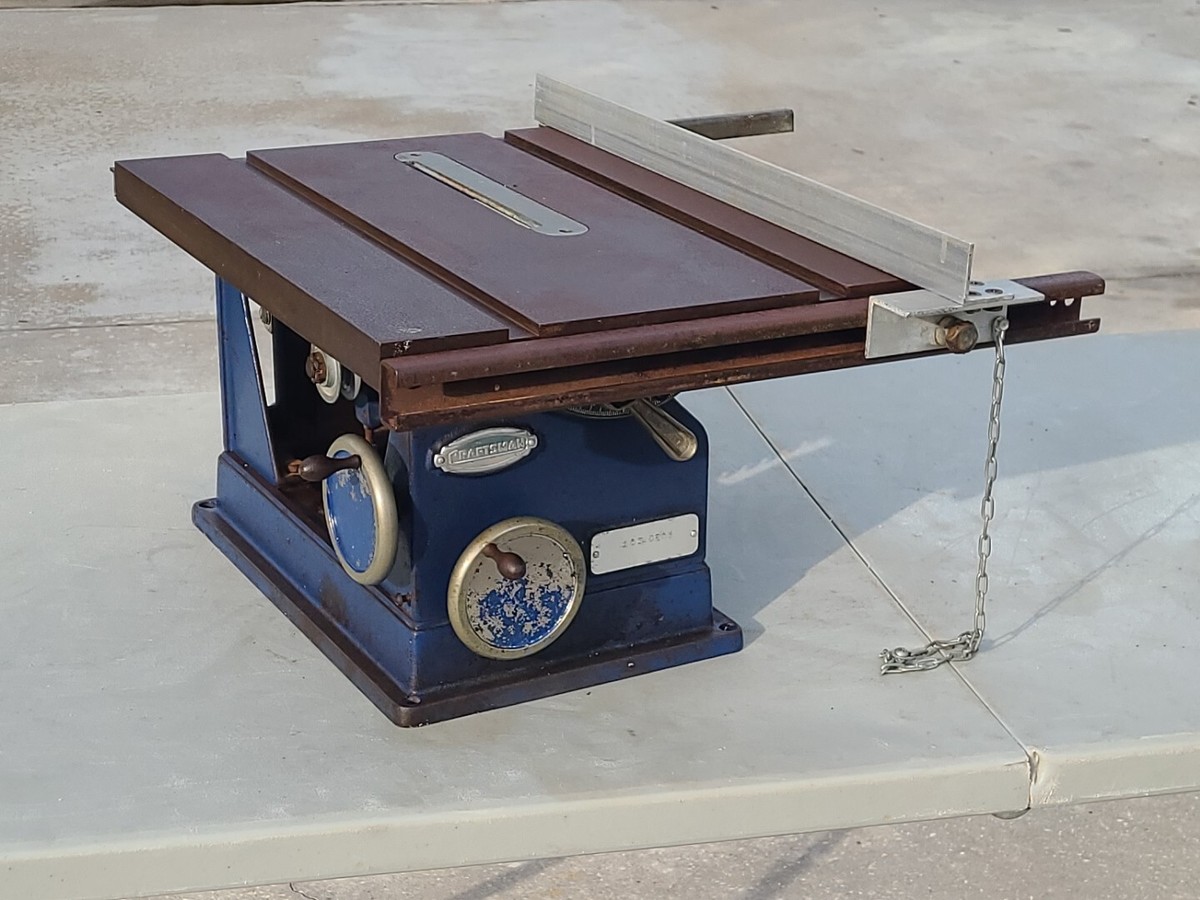 Sears Tools Craftsman Table Saw East Bay Tools For Sale "table Saw"