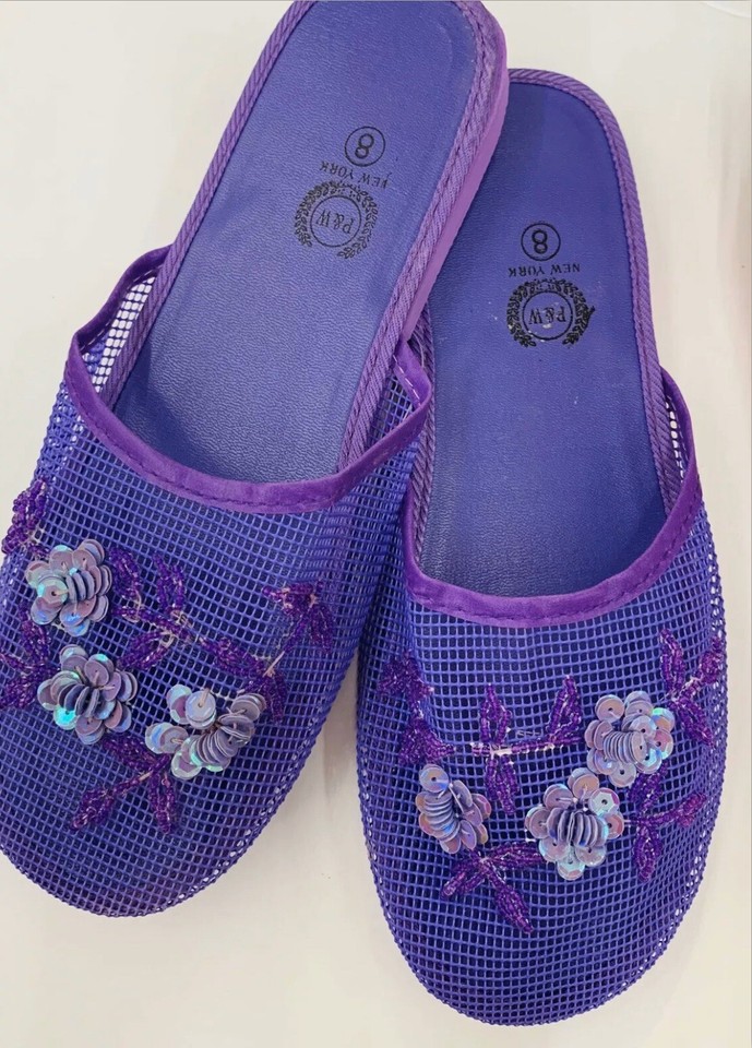 New Women Lady Chinese Mesh Slippers, Assorted Colors and Sizes | eBay