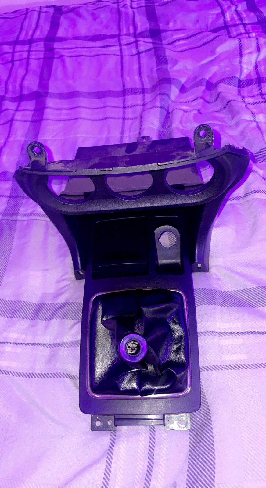 Fit for 08-15 Lancer EVO X GSR/ MR A/C Dash Bezel With Shift Boot ...