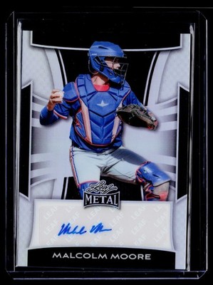 2025 Leaf Metal #31/35 Silver Malcolm Moore Auto | eBay
