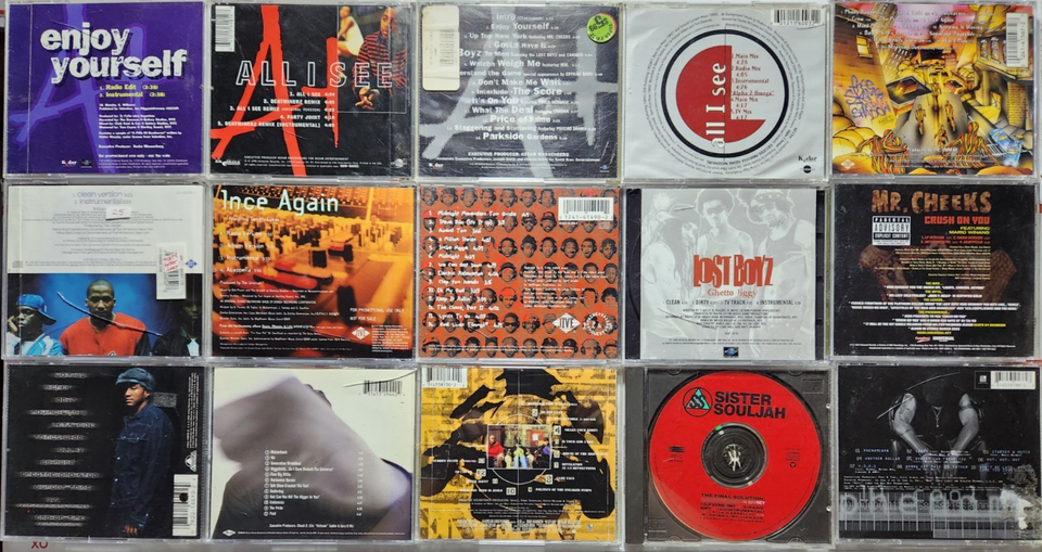 CD LOT HIP-HOP A Tribe Called Quest A+ Lost Boyz Mr Cheeks Q-Tip Public ...