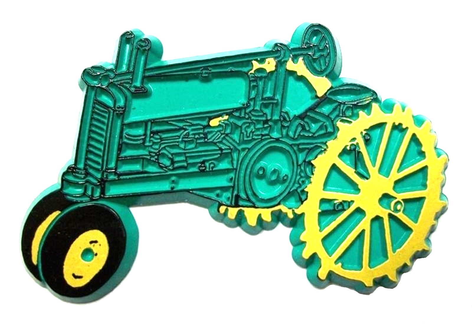 Green Farm Tractor Fridge Magnet | eBay