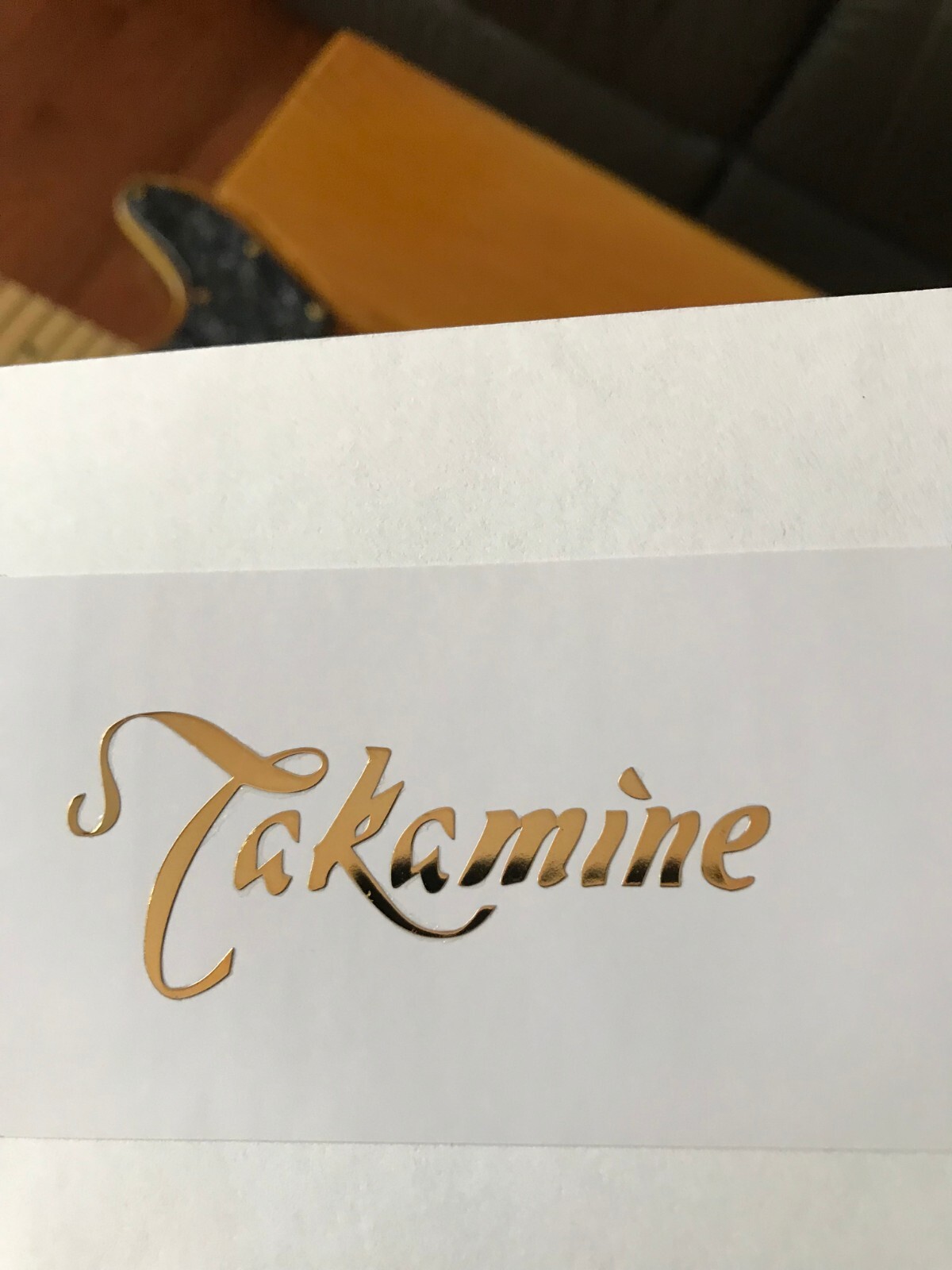 Takamine Guitar Decal 3D Metal laser head stock Restoration decal ...