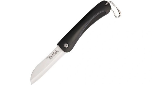 Benchmark Ceramic Folder Black Handle Folding Knife, 3 inch blade ...