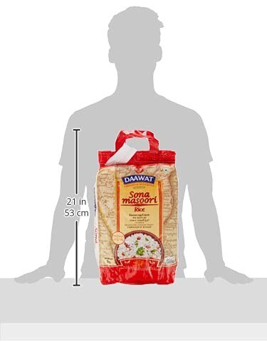 Daawat Sona Masuri Rice Slender and Fluffy Grains Rice Pack of 5 kg | eBay