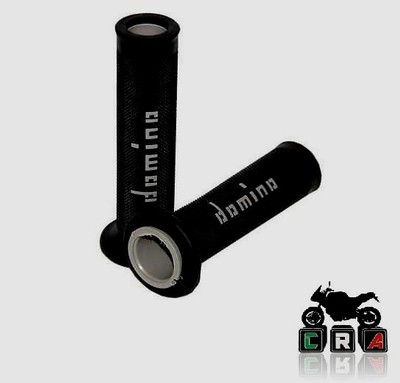 Coppia 2 Manopoles Racing Noir/Gris Super Soft Pour Malaguti Phantomax ...