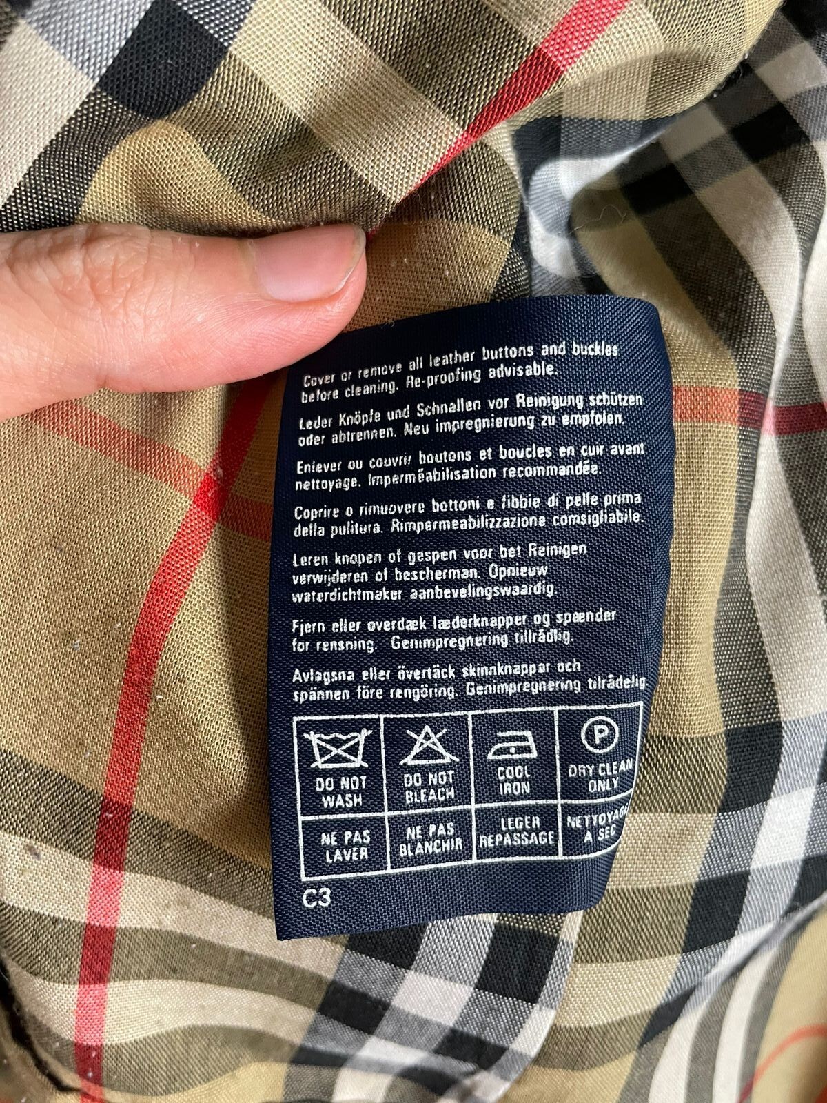 Burberry trench coat original. Real vintage - Gem