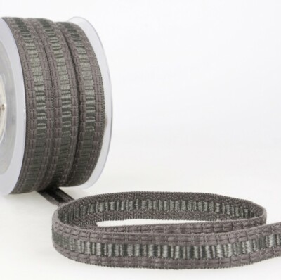 Flat Braid Trim - Dark Grey - per metre | eBay UK