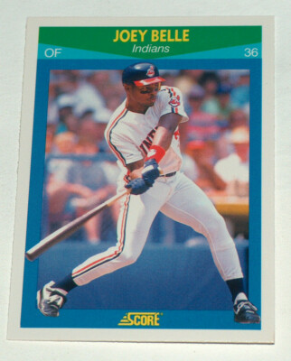 1990 #9 Score Joey (albert) Belle Cleveland Indians Baseball Rookie RC ...