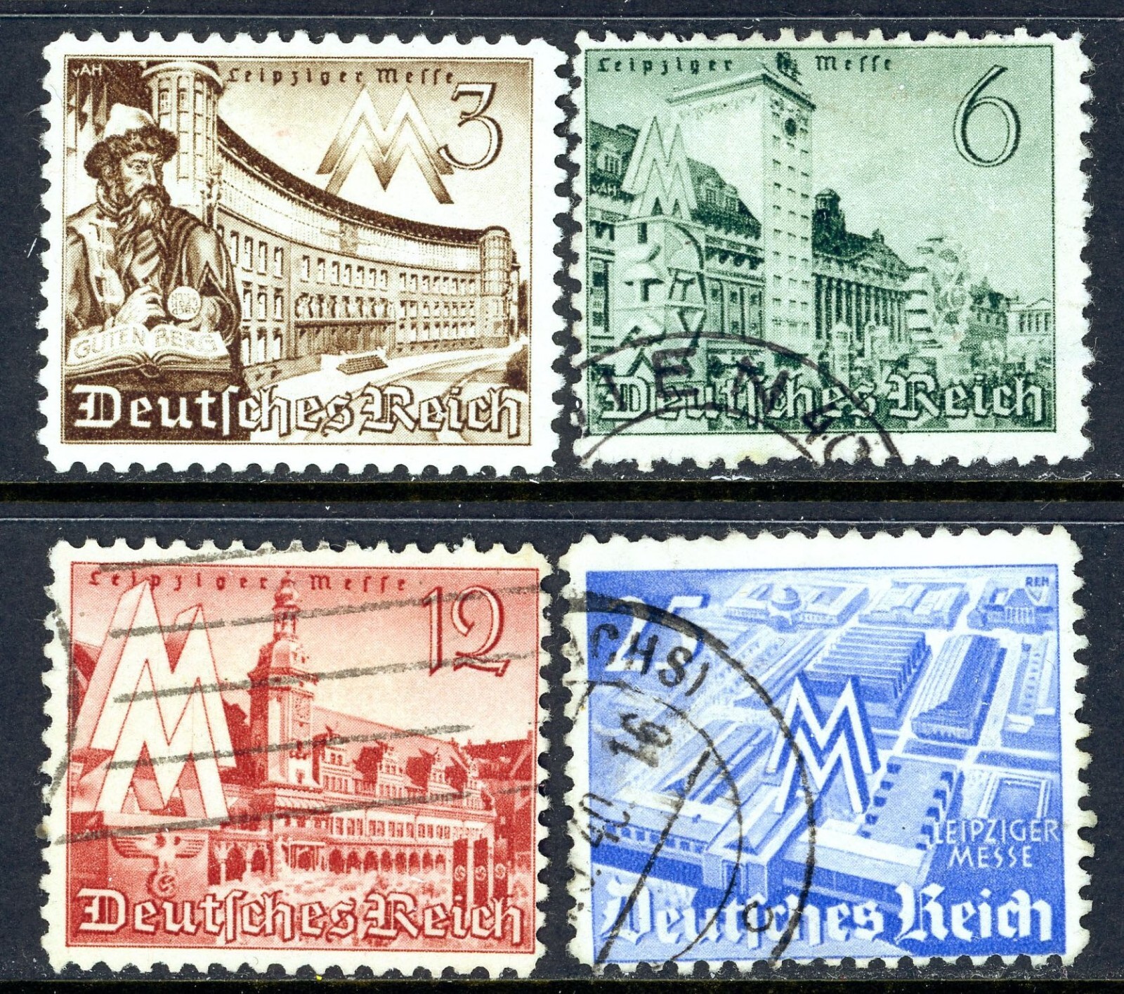 Stamps Germany, Scott # 494-497 used, complete set | eBay