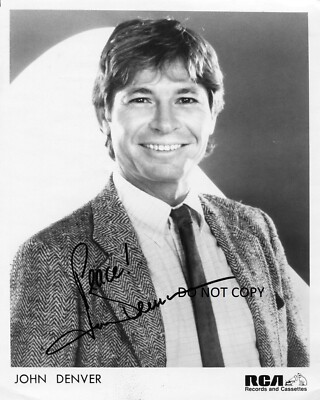 JOHN DENVER Autographed 8x10 Signed Reprint Photo #2 !! | eBay