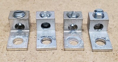 Burndy KA6U Mechanical Connector Lugs 6-14 CU9AL Lot of 4 | eBay
