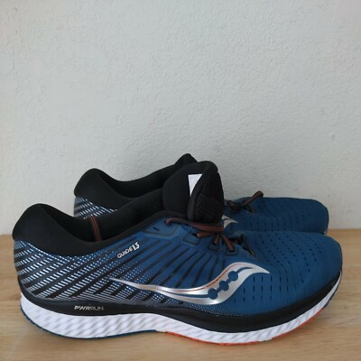 Saucony Men's Guide 13 Running Shoe Style S20548-25 Blue Silver Size 12 ...