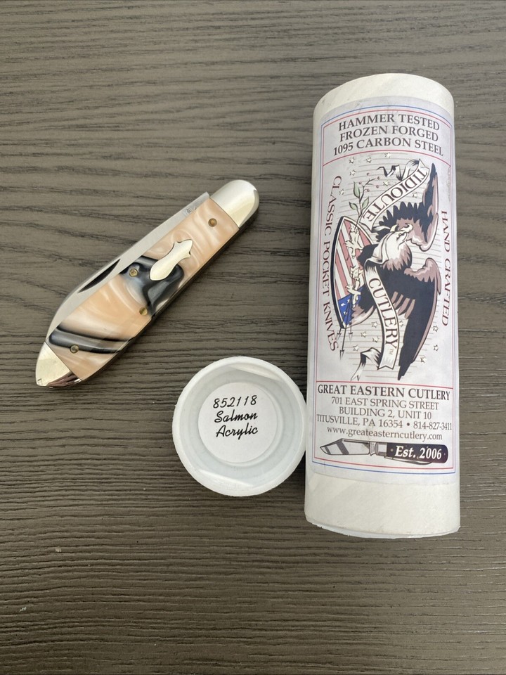 GEC #85 Bullet End Jack Salmon Acrylic 852118 Great Eastern Cutlery | eBay