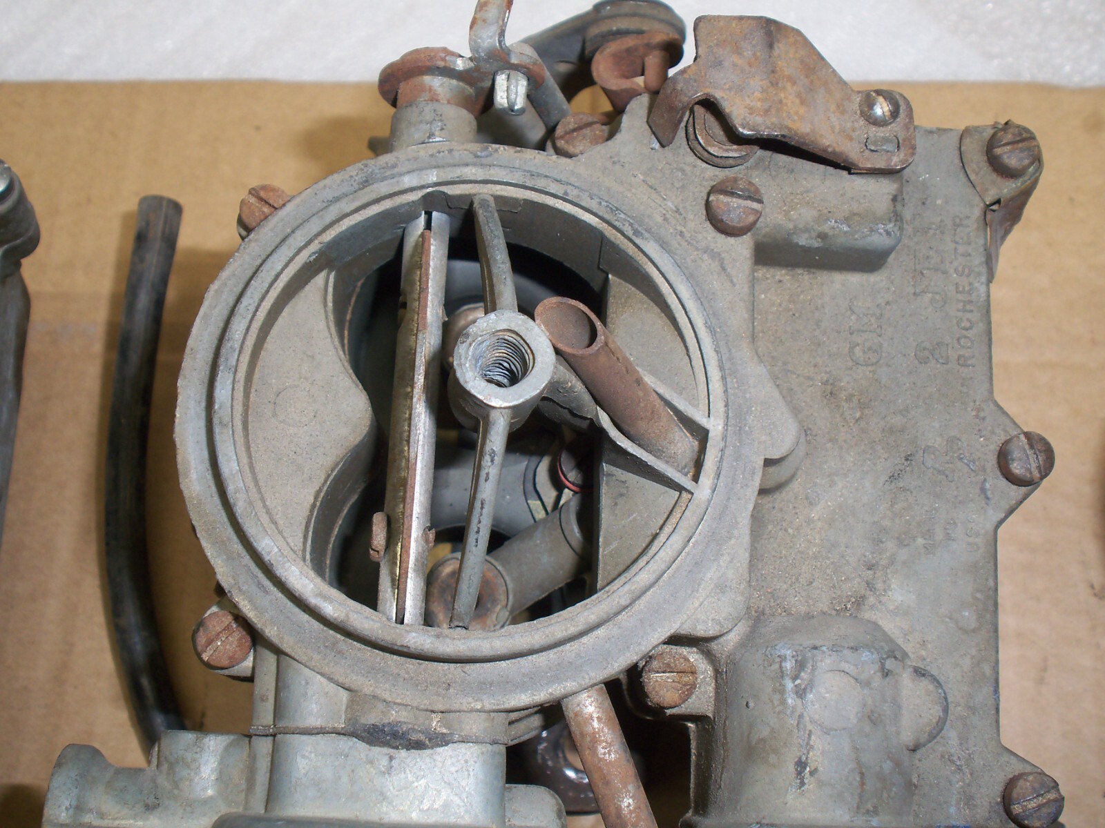 3 Chevy Rochester Carburetor Carb Rat Rod 327 348 tri power 3x2 3 deuce ...