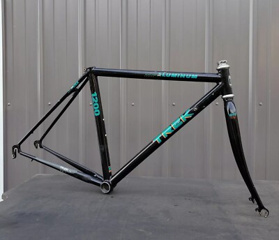 Vintage Trek 1200 Frame Fork 48cm Made USA Easton E9 Aluminum Crmo Fork ...