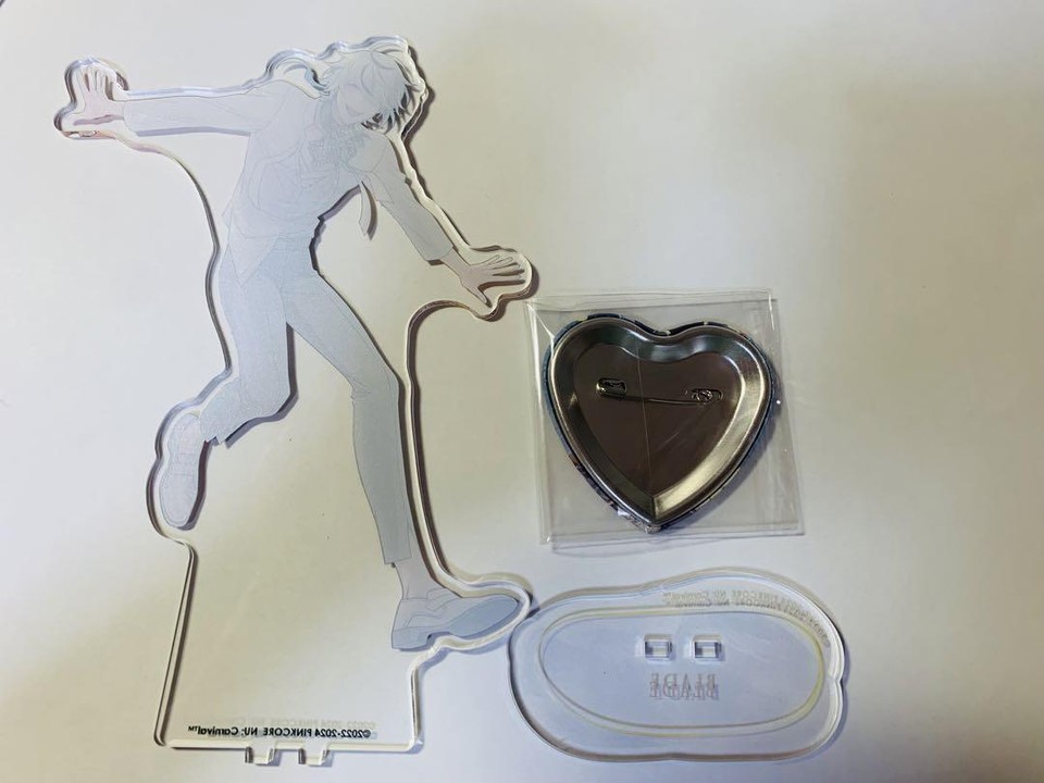 Nu Carnival Nukani Animate Cafe Acrylic Stand Can Badge Blade | eBay