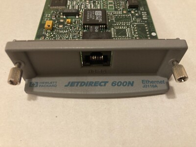 HP Jetdirect 600N 10/100tx Print Server Card J3113A HP Designjet | eBay