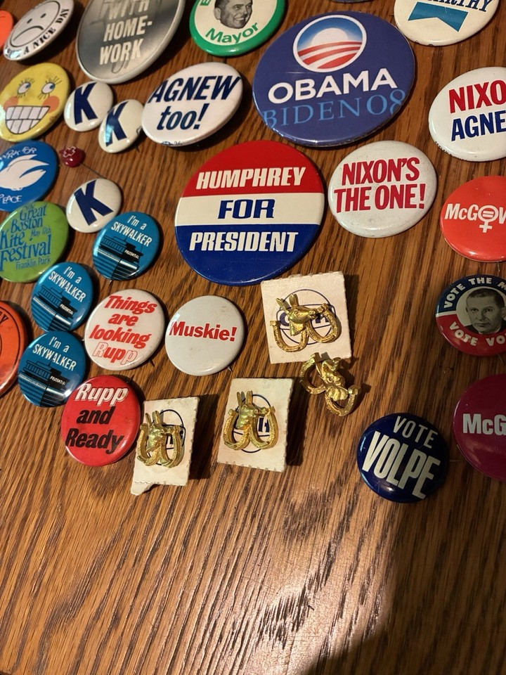 Presidential Campaign And Vintage Button Pins. 100+ | eBay