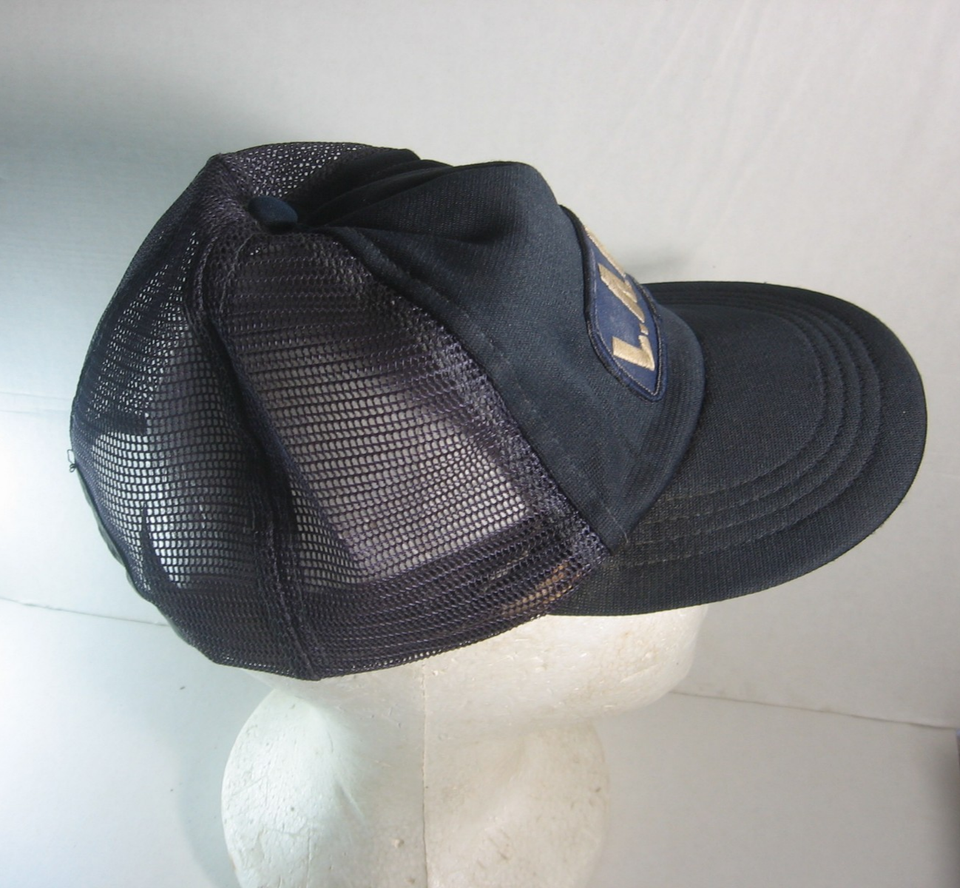 Vintage Los Angeles Police Department LAPD Snapback Mesh Trucker Hat ...