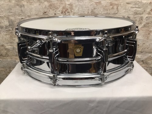 Ludwig 400 Supraphonic 14" x 5" Snare Drum, Chrome over Brass | eBay UK
