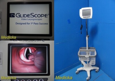 Verathon Glidescope 0570-0338 AVL Monitor W/ VIDEO Cable, ERGO Stand ...