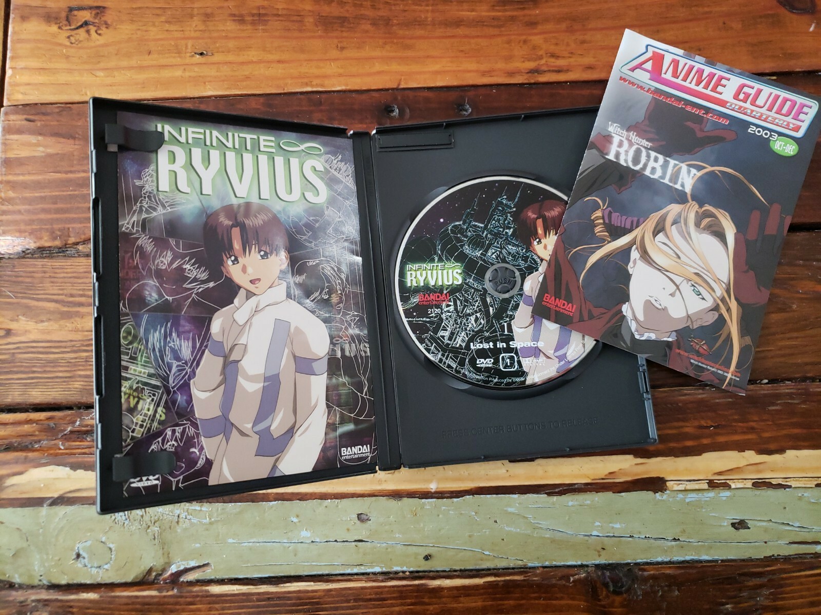 Infinite Ryvius Vol 1 Lost in Space DVD 2003 with Anime Guide Insert ...