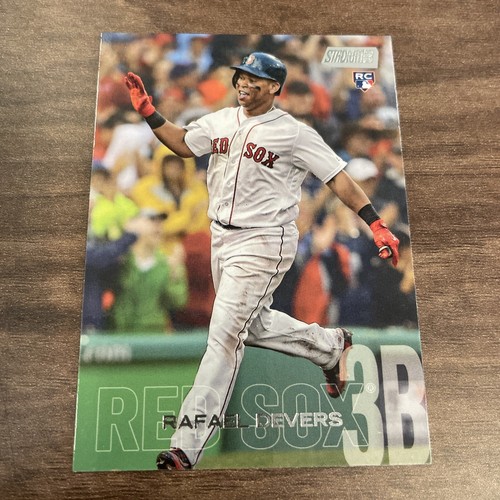 RAFAEL DEVERS $60++ RED SOX ROOKIE CARD #117 1ST RC SP 2018 STADIUM ...