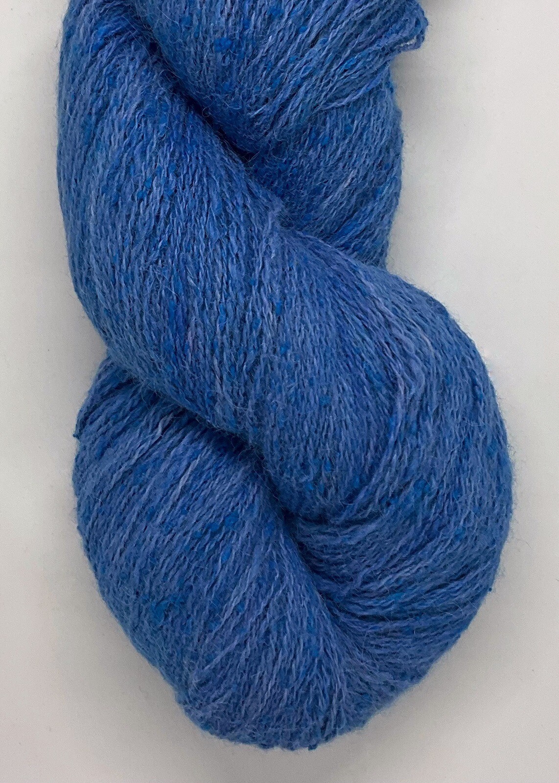 Silk Seed, Peacock, 85%Alpaca/15%Silk, Hand-spun, Fingering-weight, 2 ...