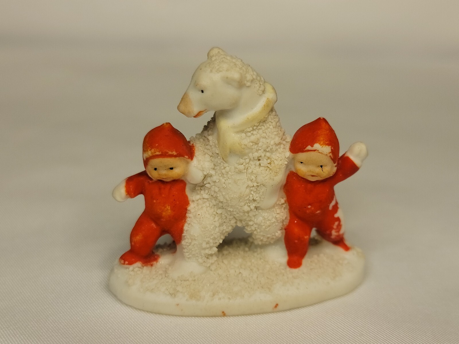 Vintage Hertwig Germany Porcelain Christmas Snowbaby Polar Bear with ...