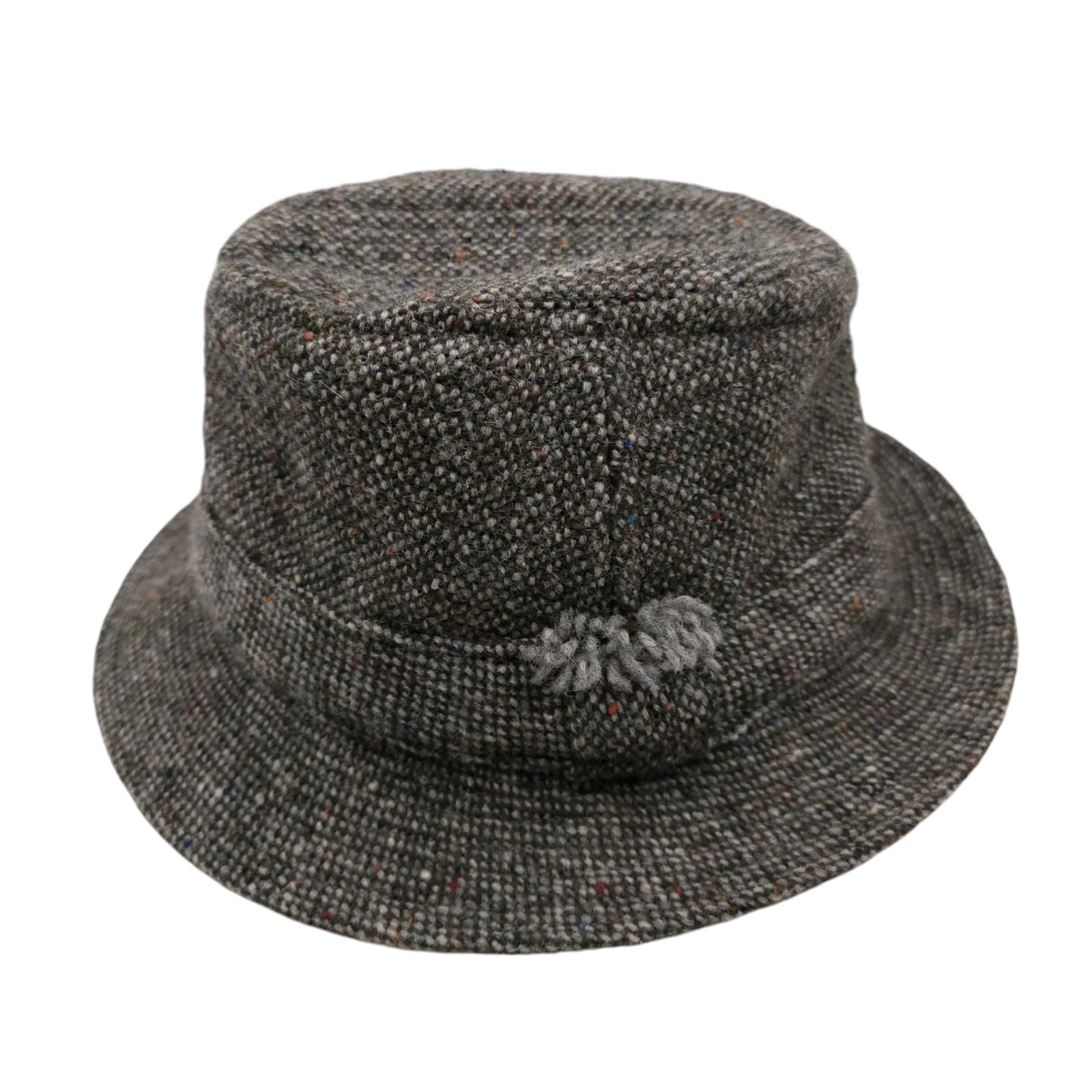 HANNA HATS Donegal Ireland 100% Wool Tweed Speckled Hat Size MEDIUM | eBay