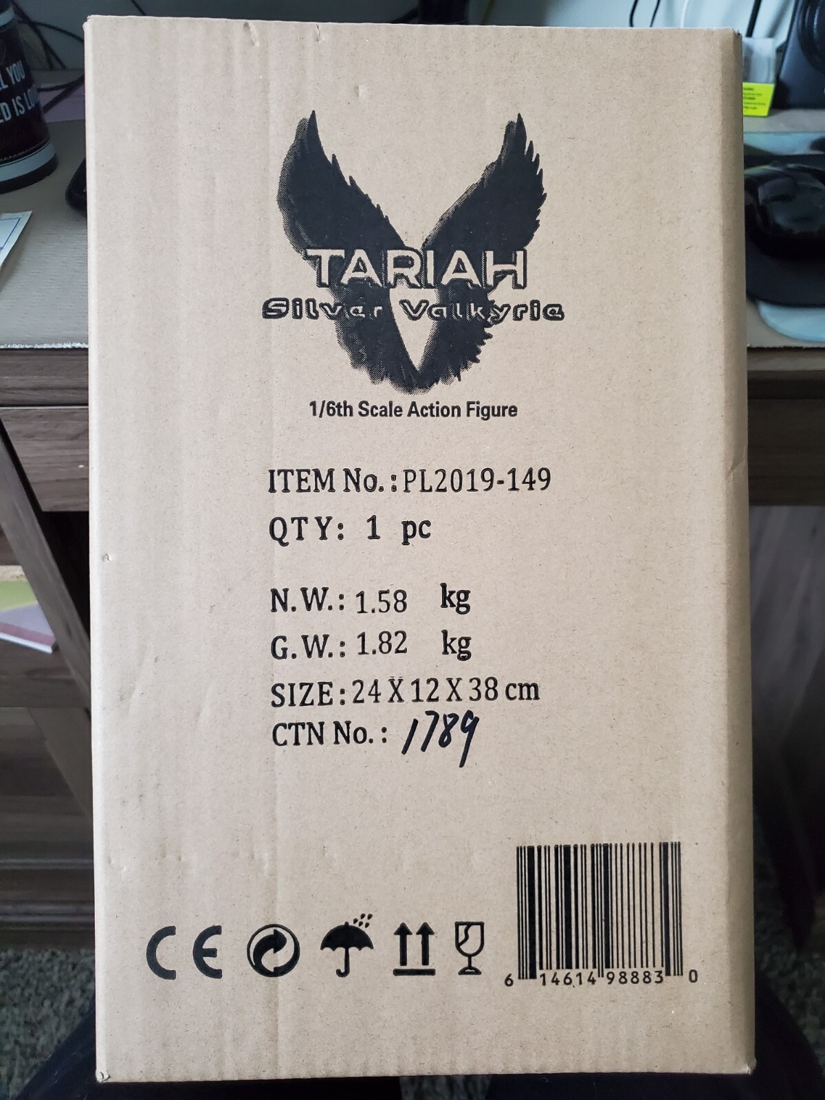 Phicen 1/6 Tariah Silver Valkyrie Female Action Figure Full Set (PL2019 ...