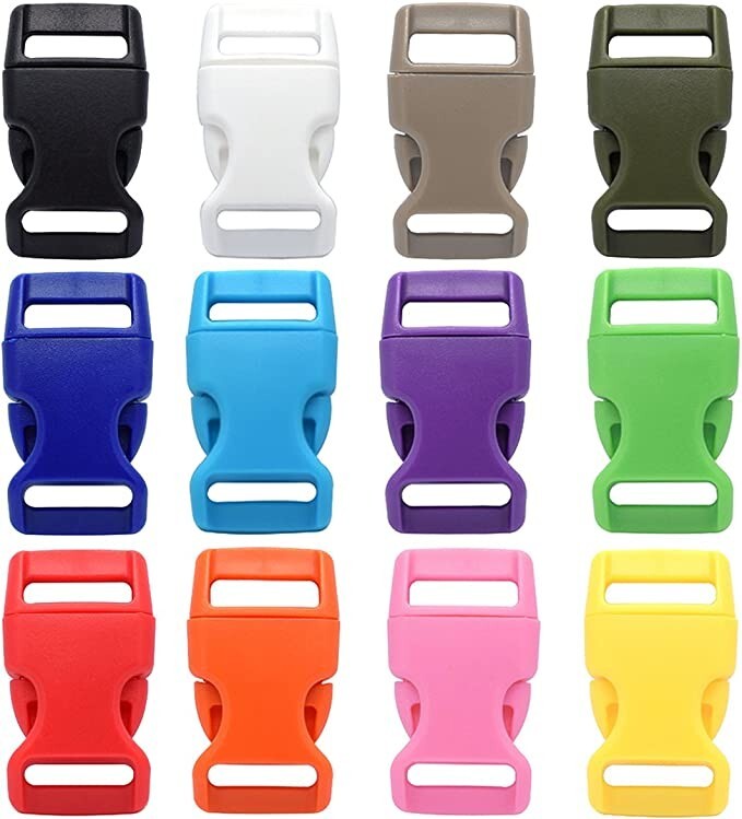 Plastic Buckles YKK Black Plastic Side Release Buckles For 1 INCH /25