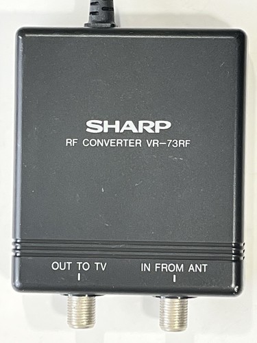 Sharp RF Converter VR-73RF for Vintage Devices - Switch for 3CH & 4CH, Japan | eBay