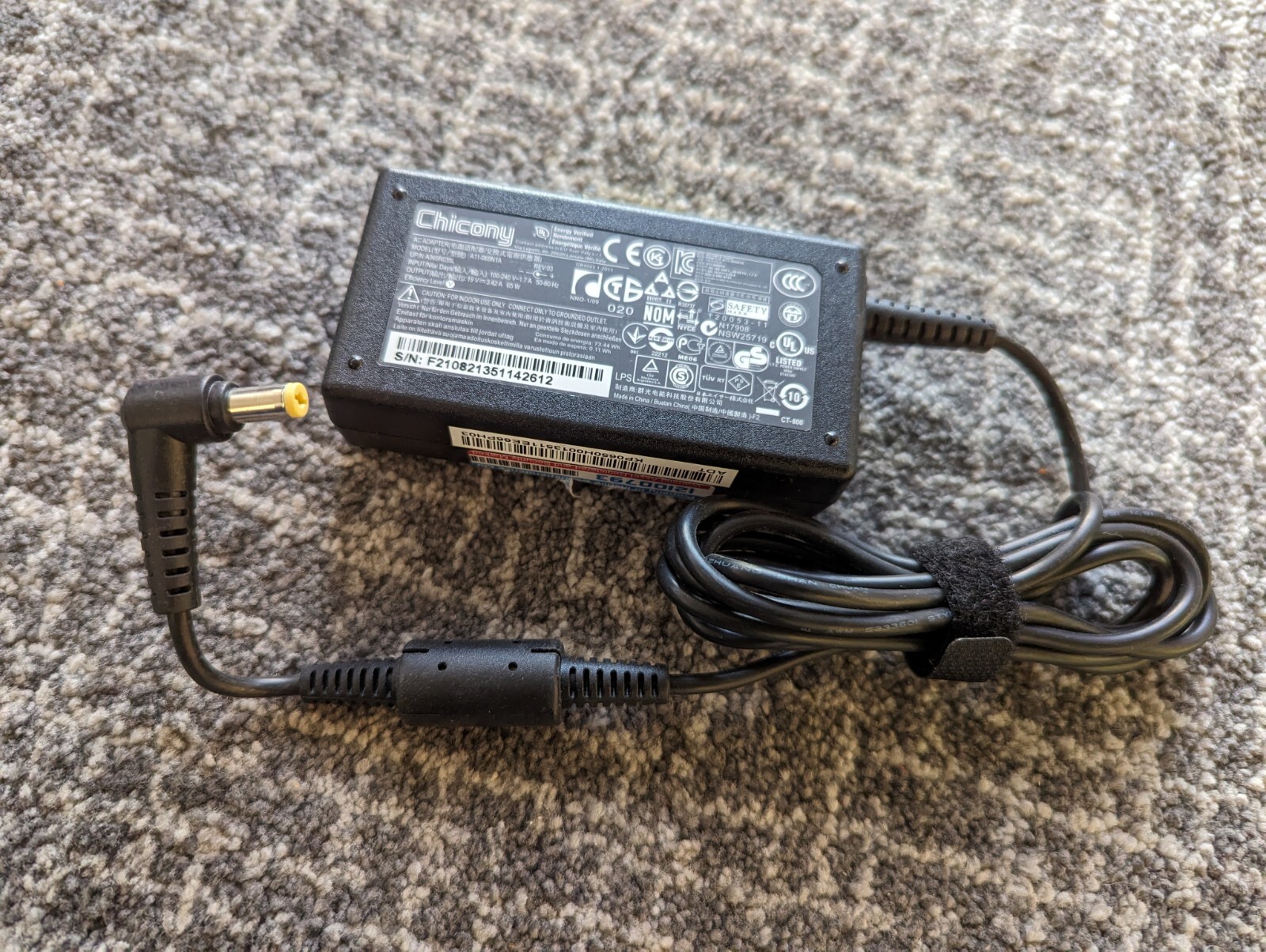 10x Chicony Acer A11-065N1A 19V 3.42A Laptop Power Supply Adapter ...