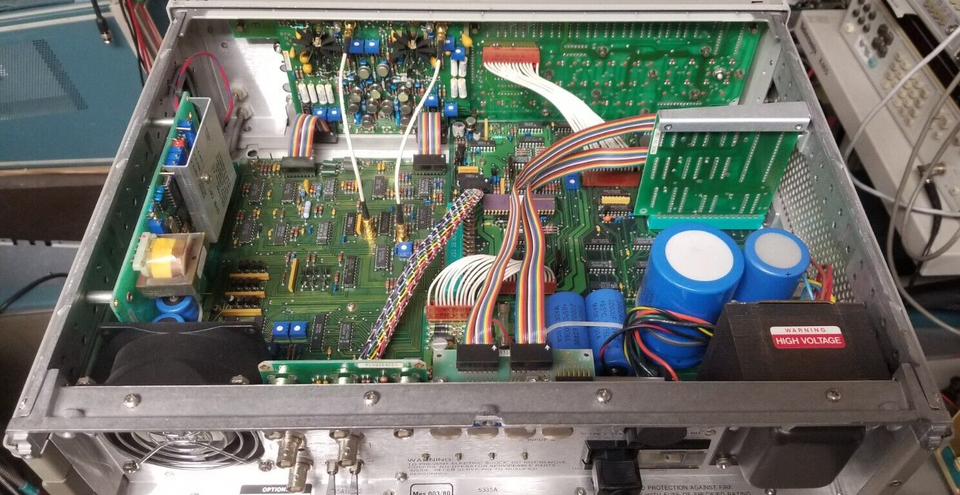 HP 5335A Universal Counter Opt 020, 040 TESTED! GPIB Time Interval ...