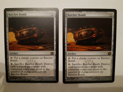 Mtg ratchet bomb. x2. rare. version of mirrodin. mint/nm. magic | eBay