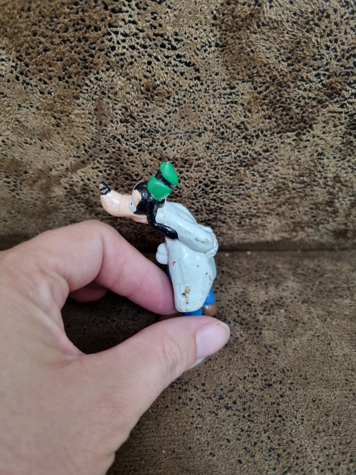 Vintage Disney Goofy Lab Coat Doctor Scientist PVC Toy Figure Cake ...