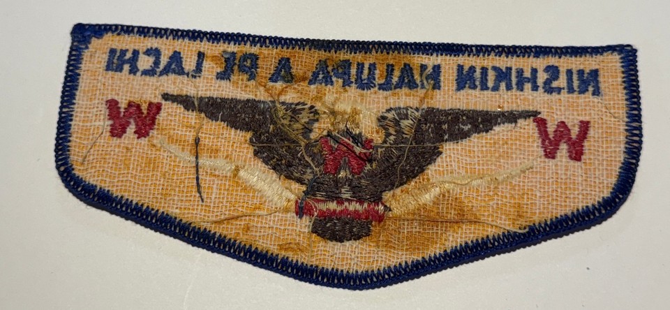 OA Lodge 489 Nishkin Halupa a Pe Lachi Twill FRE Texas Flap Boy Scout ...