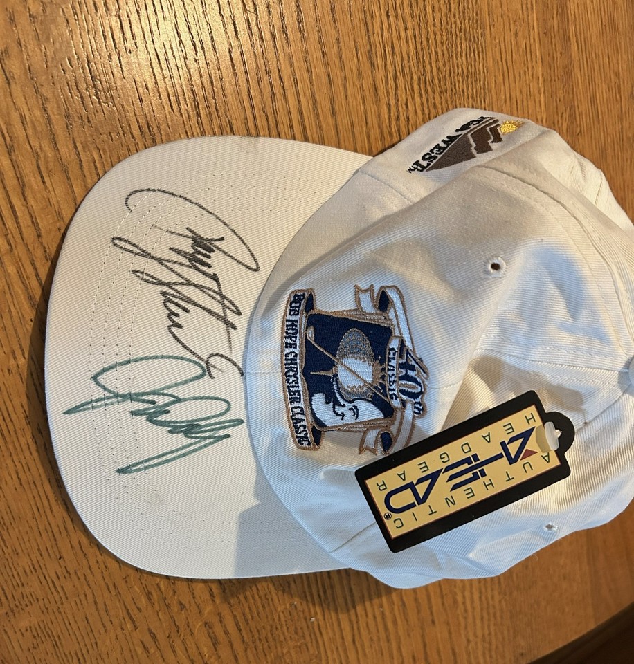 1999 Payne Stewart / John Daly signed white AHEAD golf cap hat pre-cert ...