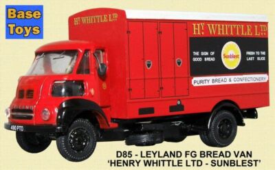 Base Toy D85 Leyland FG - Whittles Bakery Sunblest B-T Models 1/76 | eBay
