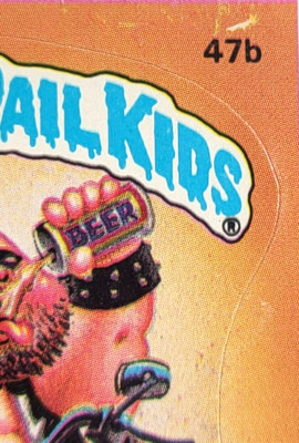 GPK 1985 * Vile KYLE 47b * RARE Print Error * OS2 * Garbage Pail Kids ...