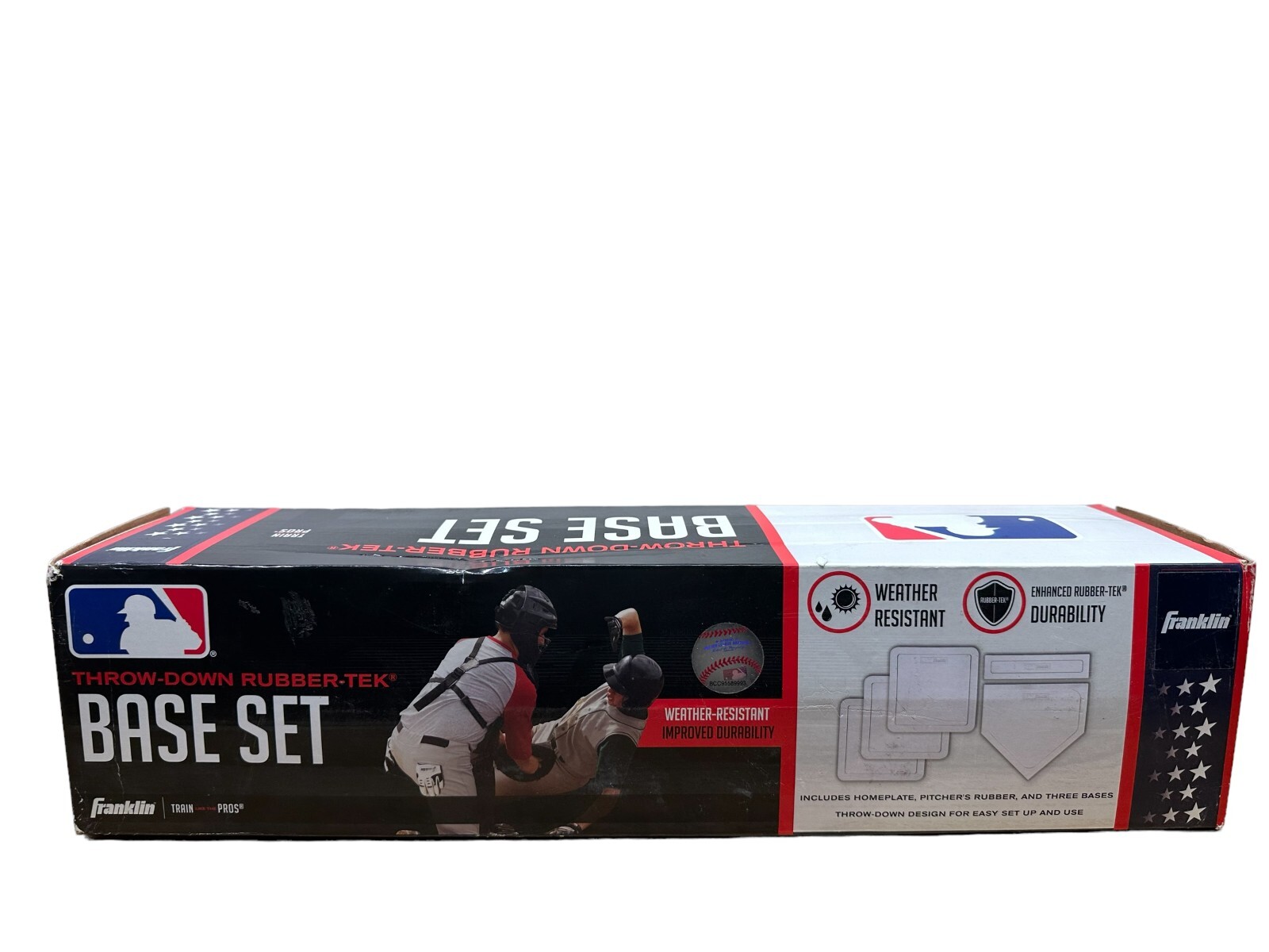 Throw Down Franklin Base Set Baseball,Home Plate,Pitcher's Rubber,3 Bases,White | eBay