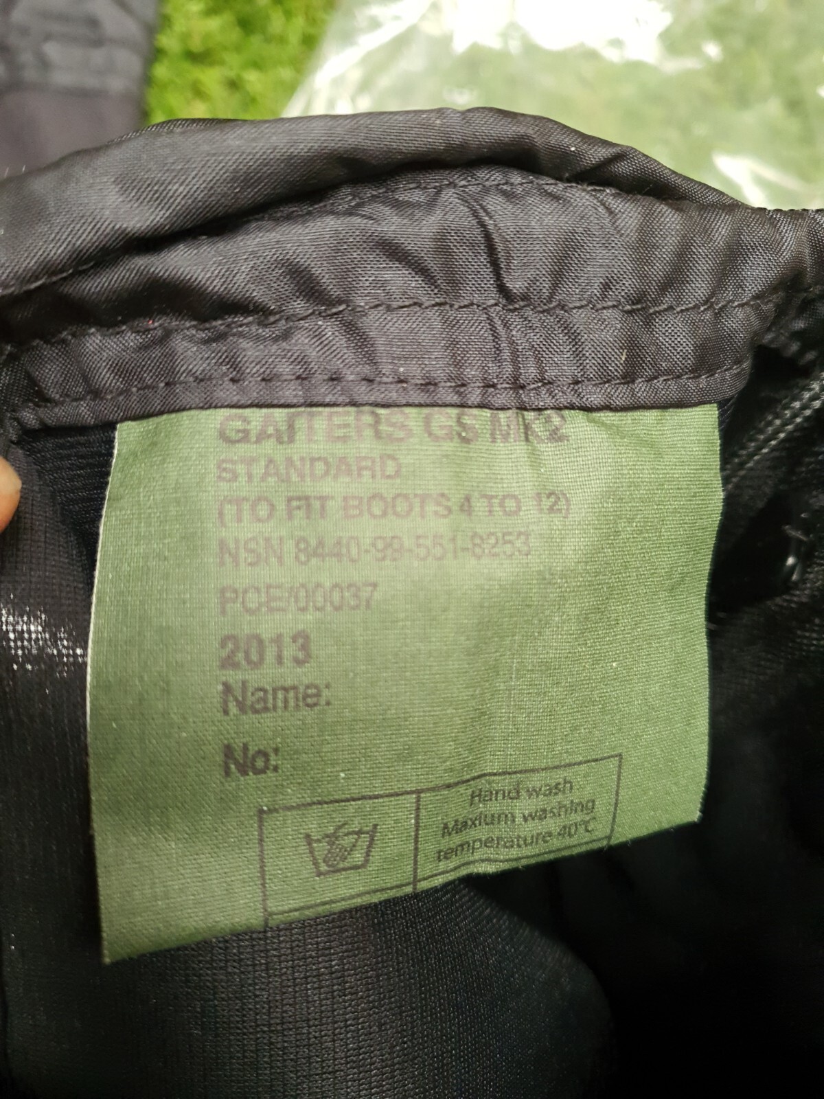 New UKSF Issue Black Goretex Gaiters British Army Standard GS mk2 UK 4 ...