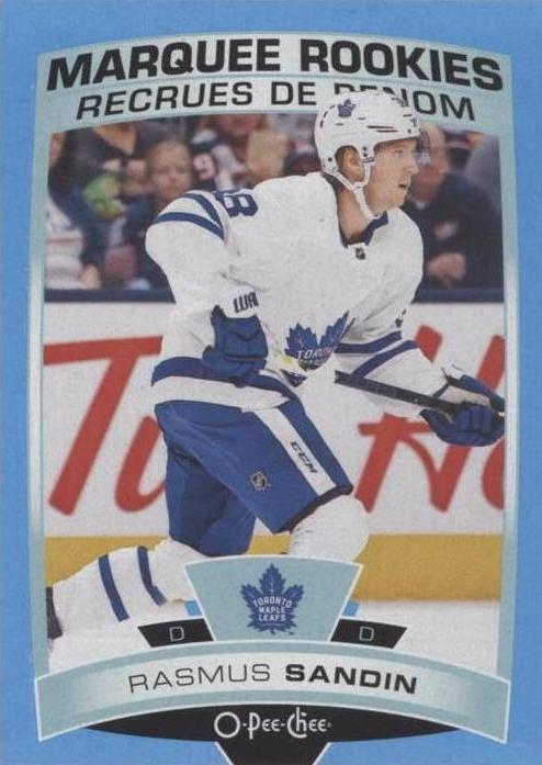2019-20 Upper Deck - O-Pee-Chee Update Marquee Rookies Rasmus Sandin ...