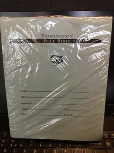 Blue Book Exam Book Wide Ruled 6, 12 Pages Shts 7" X 8.5". 50pack | eBay
