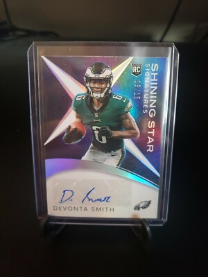 Devonta Smith 2020-21 Shining Star Signatures Rookie Auto 13/15. Eagles ...