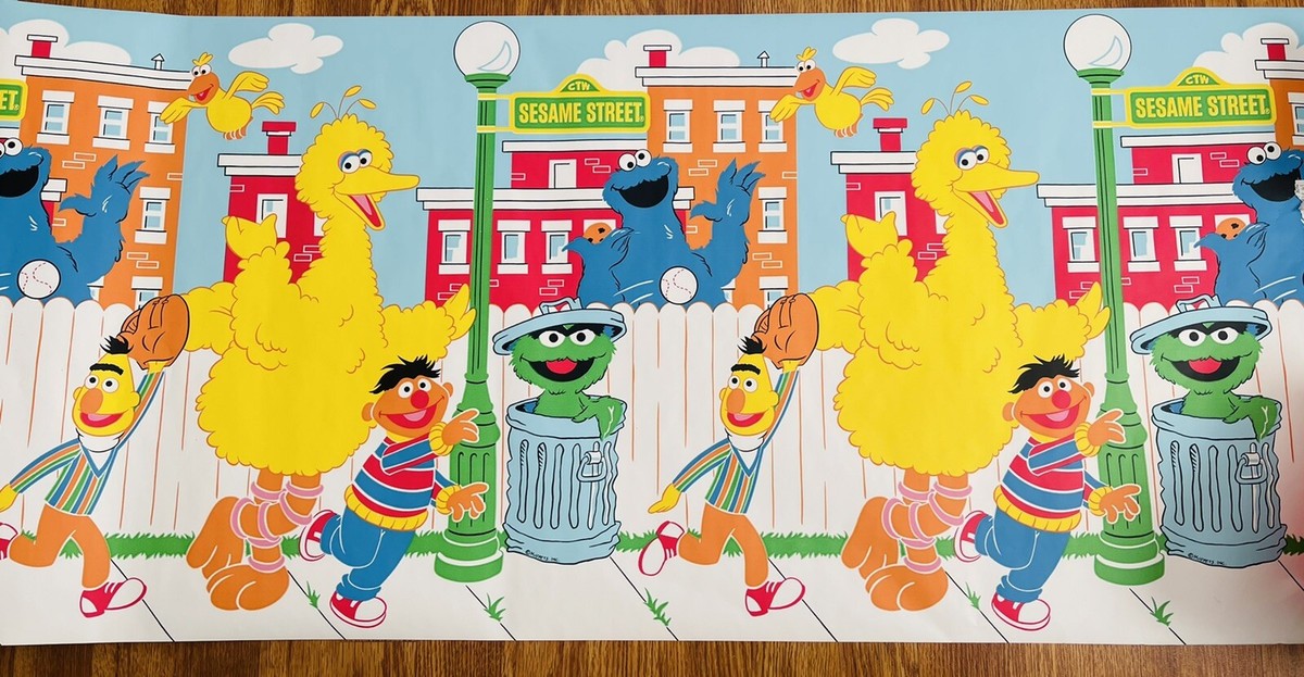 Toile De Fond Du Perron De Sesame Street