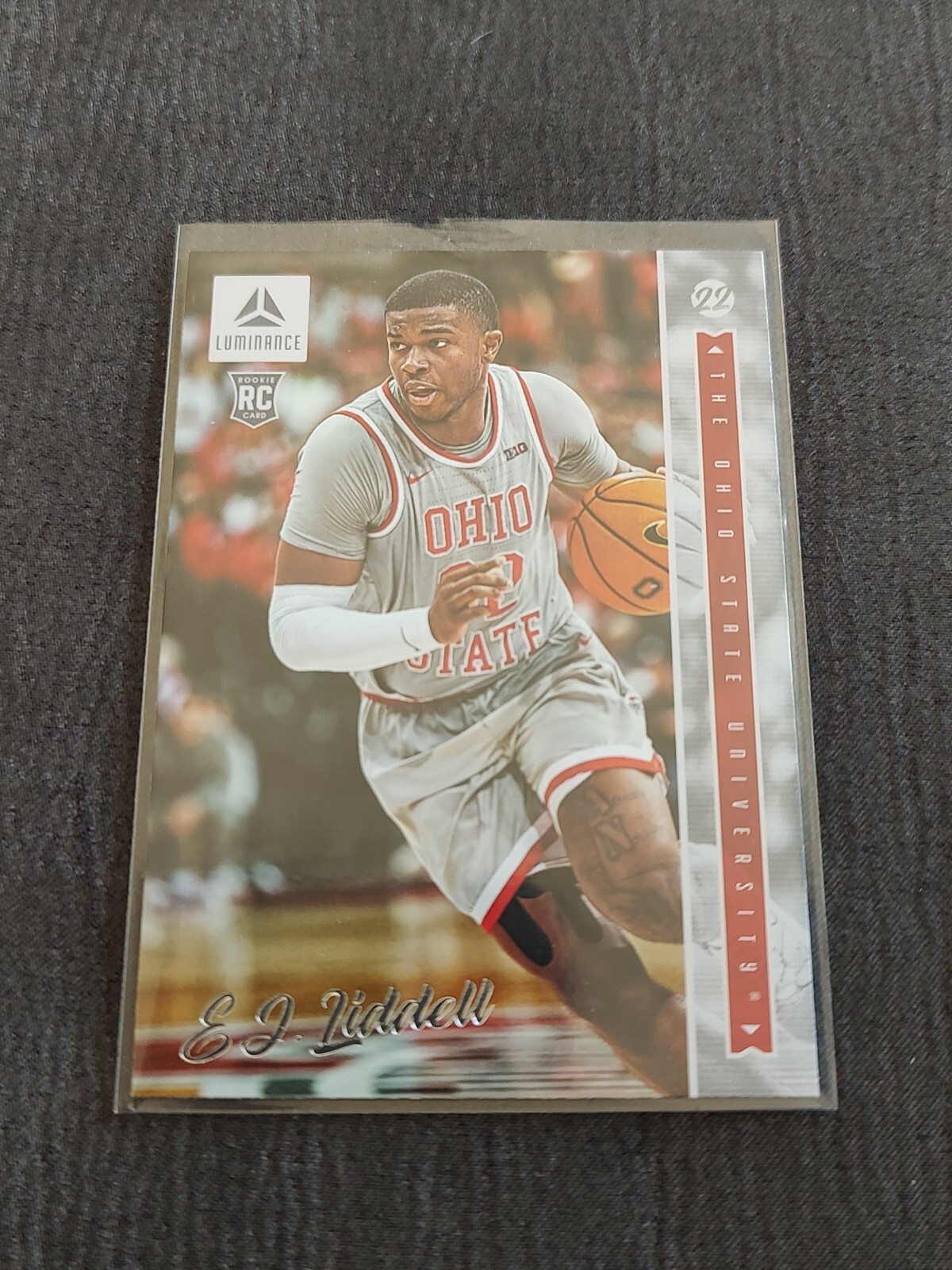 2022-23 Panini Chronicles Draft Picks Luminance EJ Liddell #8 Rookie ...